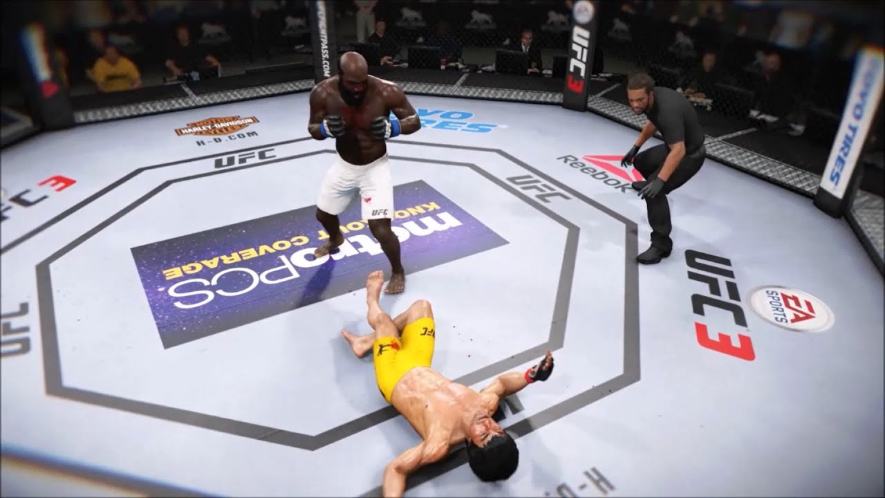 Bruce Lee vs Kimbo Slice | UFC 3 | EA SPORTS UFC 3 | K1 FIGHT - YouTube