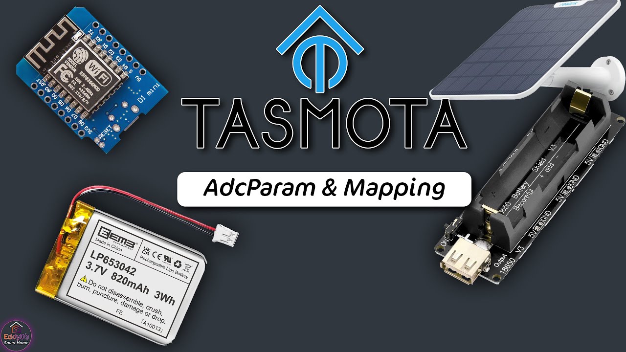 Tasmota Akku- & Batteriespannung messen: A/D Wandler, Spannungsteiler ...