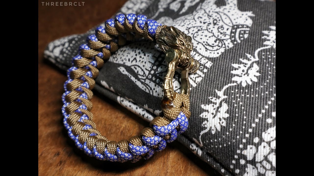 The Golden Fenrir Premium Paracord Bracelet - YouTube