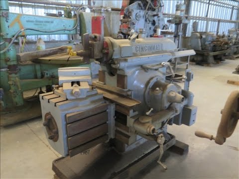 Cincinnati 16" Heavy Universal Shaper - YouTube