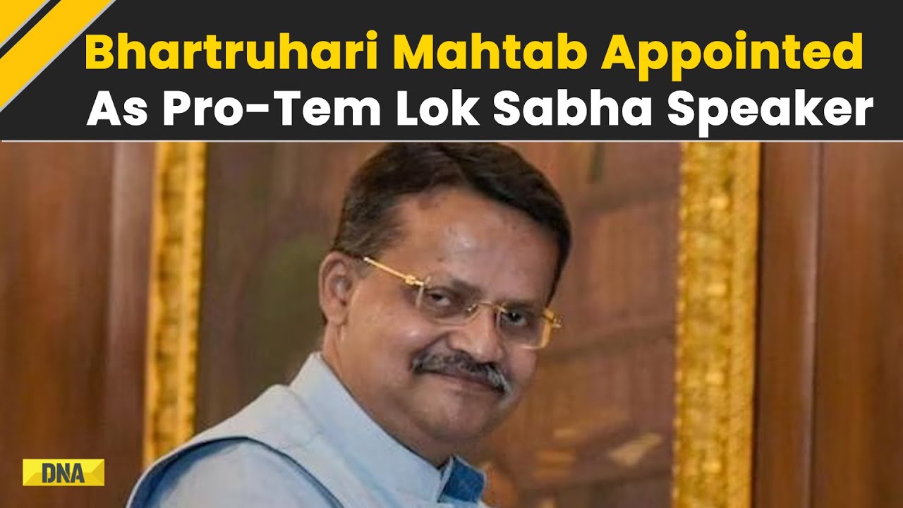 Lok Sabha Speaker: Meet BJP MP Bhartruhari Mahtab Who Is Appointed As ...
