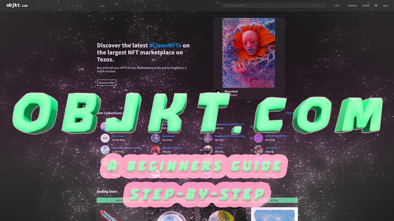 How to mint a OBJKT NFT - YouTube