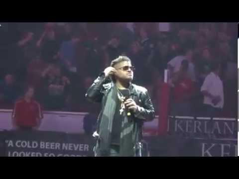 C.J. EMMONS Sings The NATIONAL ANTHEM @ HONDA CENTER Anaheim - YouTube