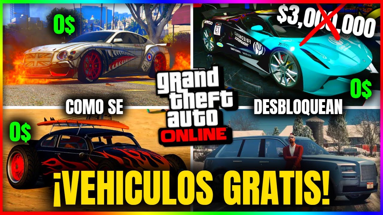 TODOS Los COCHES GRATIS de GTA5 online y COMO TENERLOS TODOS! GTA ...