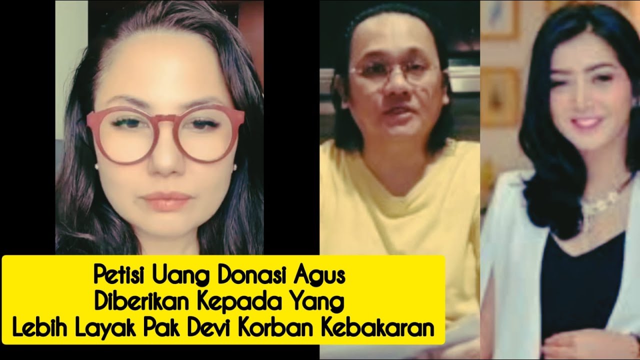 PETISI UANG DONASI AGUS AKAN DIBERIKAN UNTUK YANG LEBIH LAYAK PAK AGUS ...