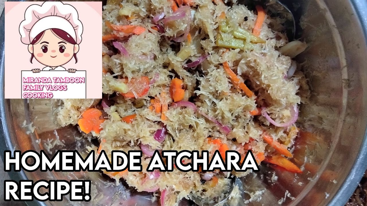 Ang Recipe Ng Aking Homemade Atchara - YouTube