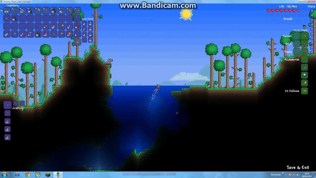 Magma armor on terraria - YouTube