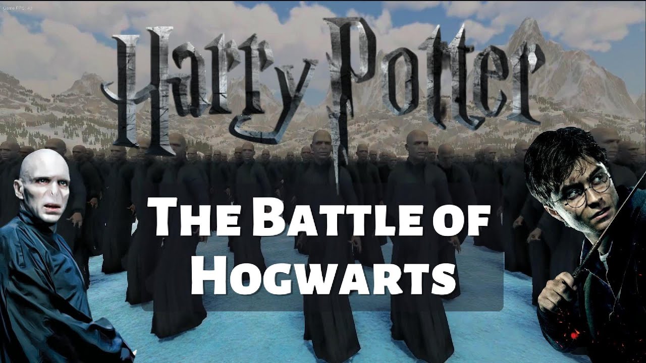 Battle for Hogwarts! 100,000 Voldemorts vs Harry Potter Army | EPIC ...