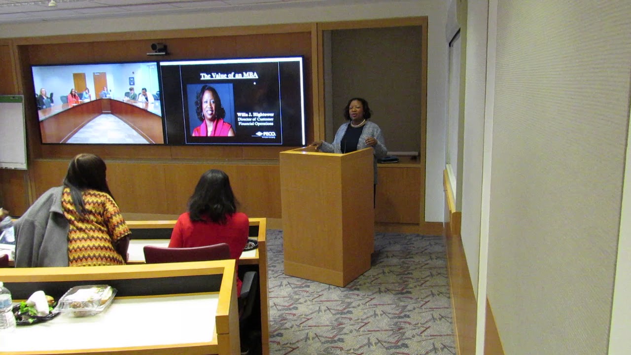 Willa Hightower: The Value of an MBA - YouTube
