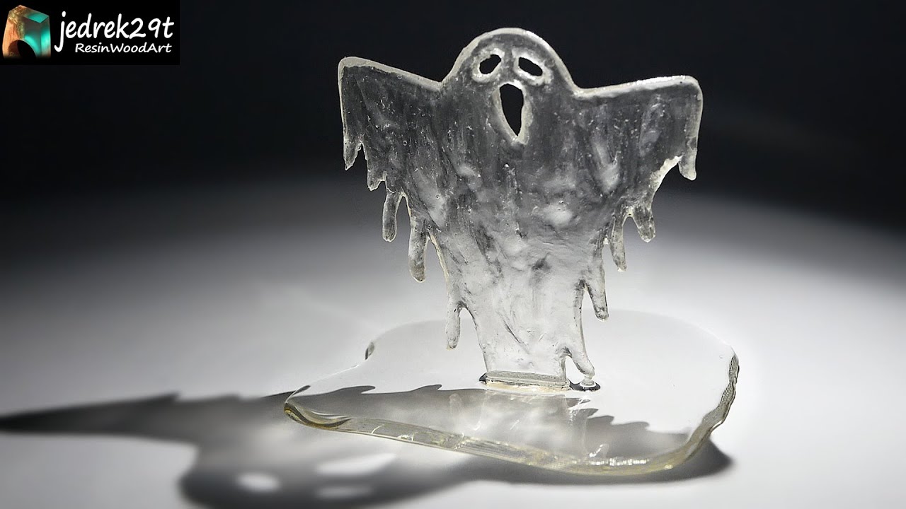 Halloween Ghost. DIY a Simple Way / RESIN ART - YouTube