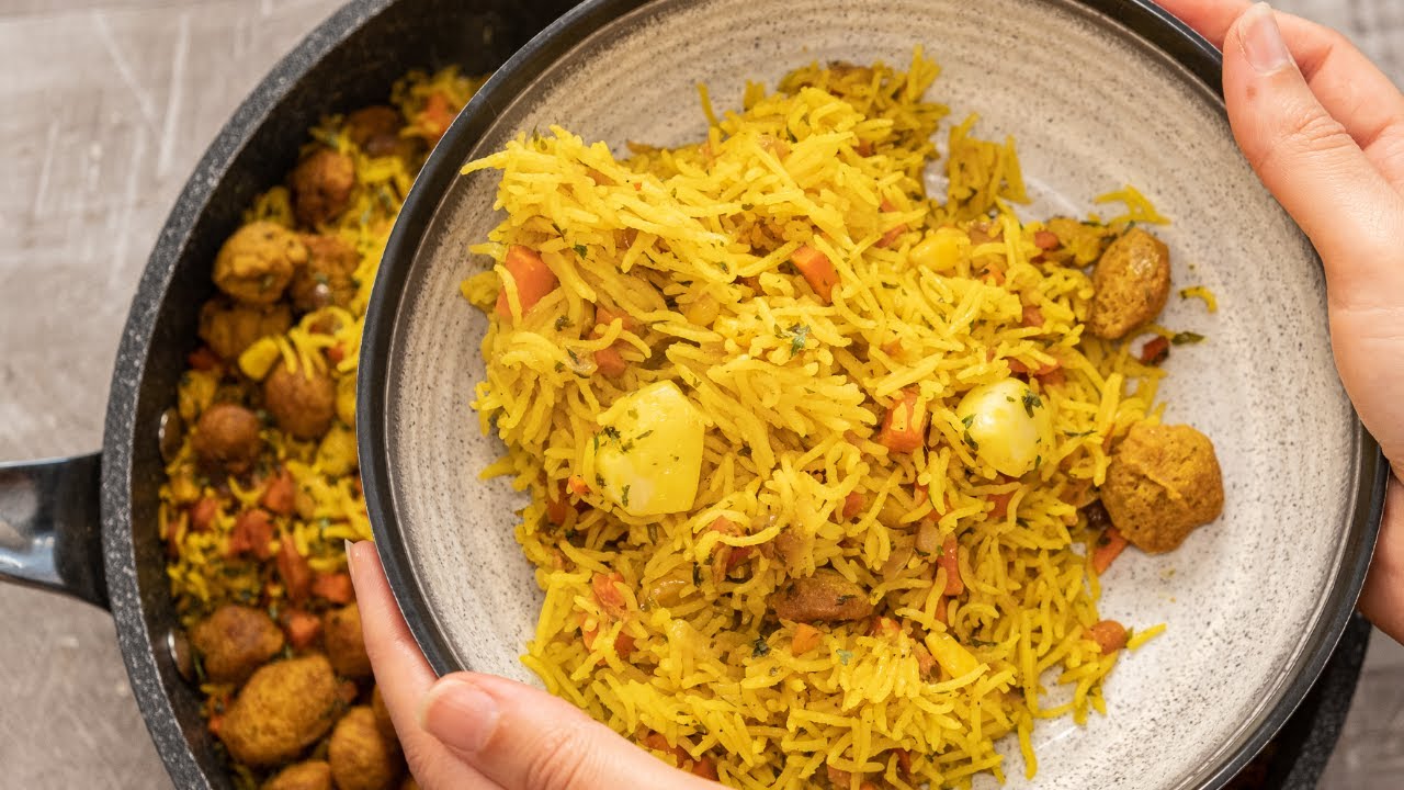 Easy Rice Recipe For the Whole Family | Vegan Plov | Russian Rice ...