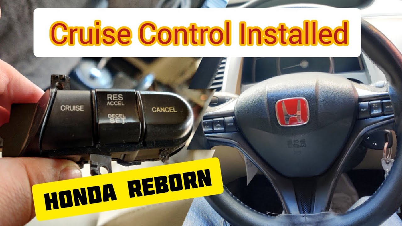 Honda reborn Cruise Control Installed 🤩 | And Multimedia Buttons 🔥🔥 ...