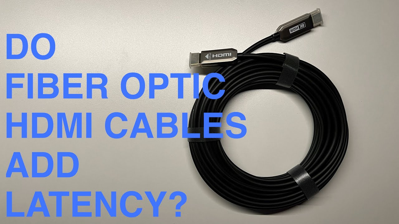 Gaming Over Fiber Optic HDMI? - AOZISTech Fiber Optic HDMI Cable Review ...