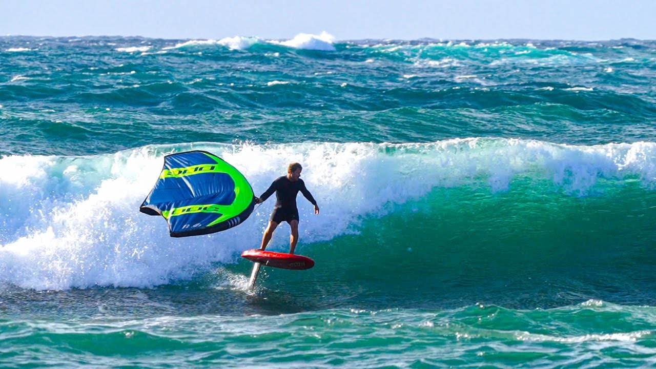 Flying in the wind at home - YouTube