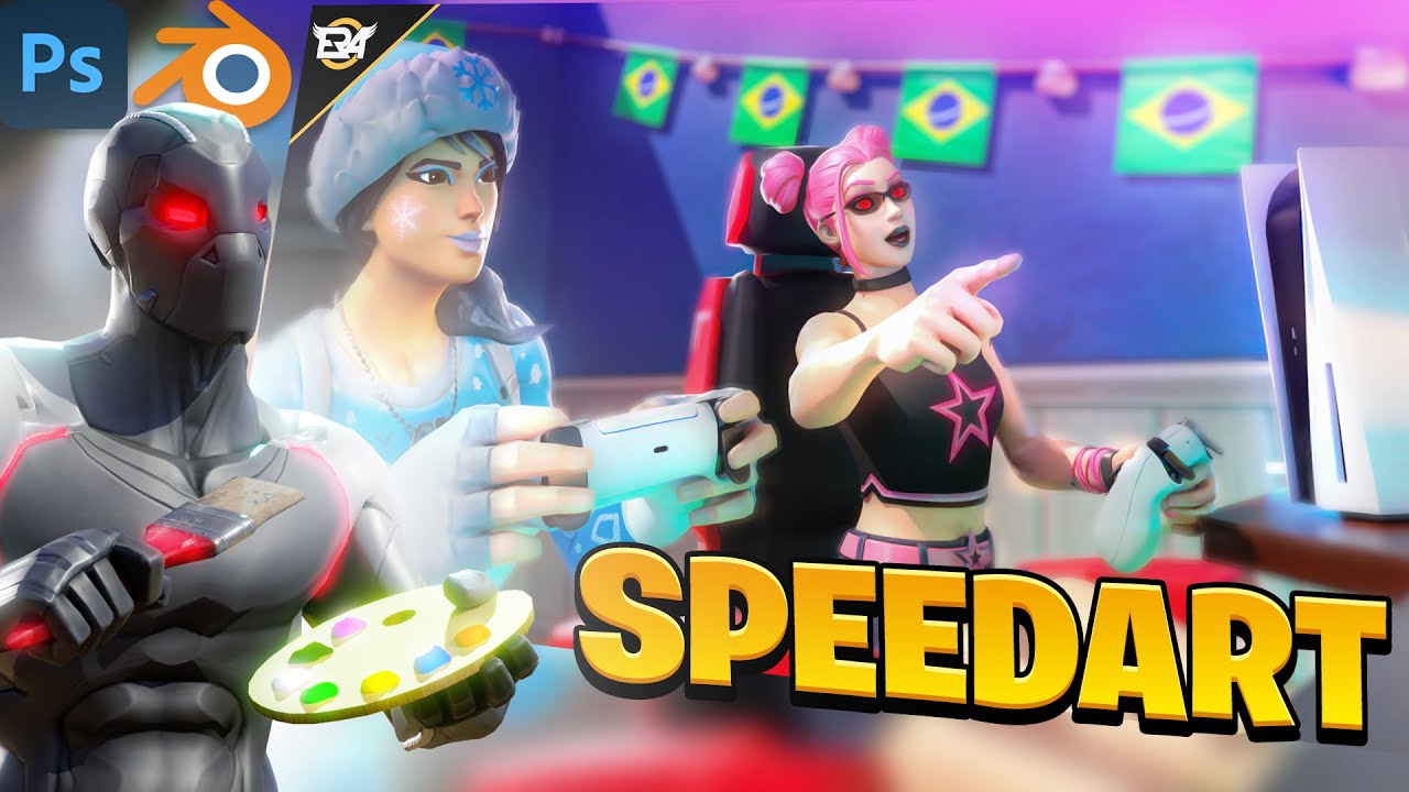 PS5 Controller thumbnail - SPEED ART - YouTube