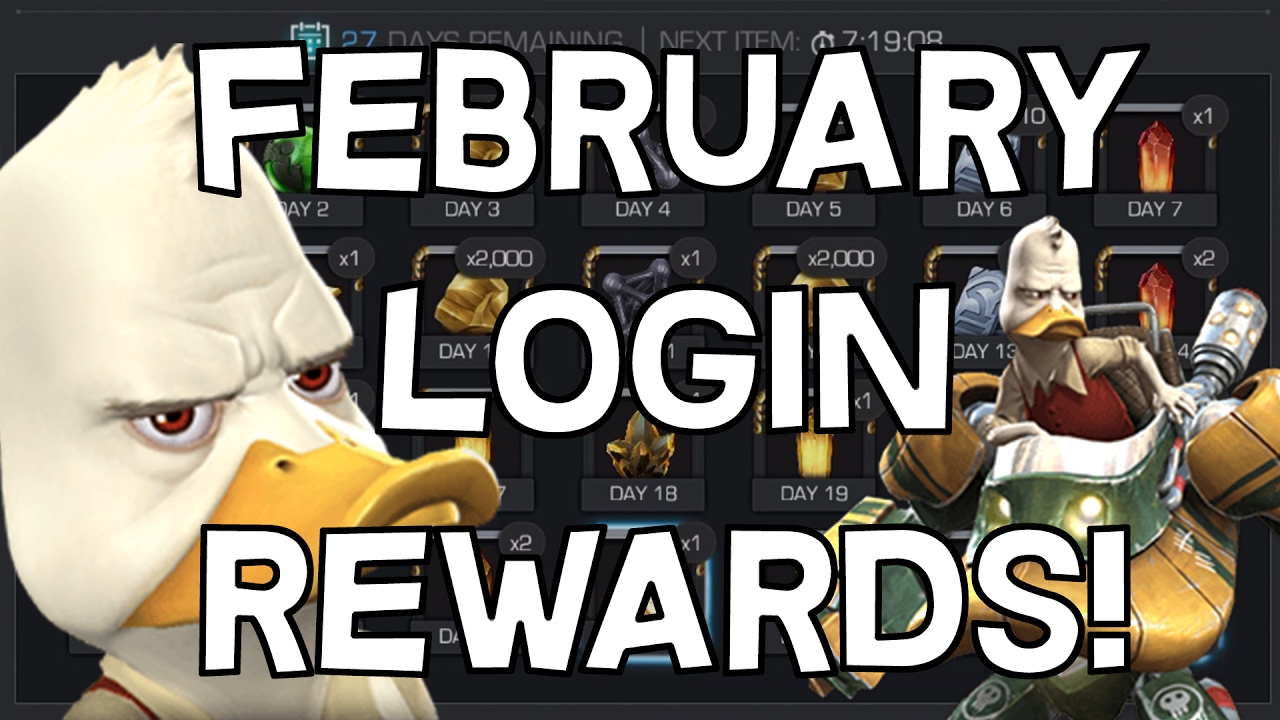 February Login Rewards! - Thoughts & Review - Marvel Contest Of ...