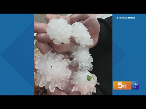 Hail in St. Louis region: What makes some hail spikey instead of smooth ...
