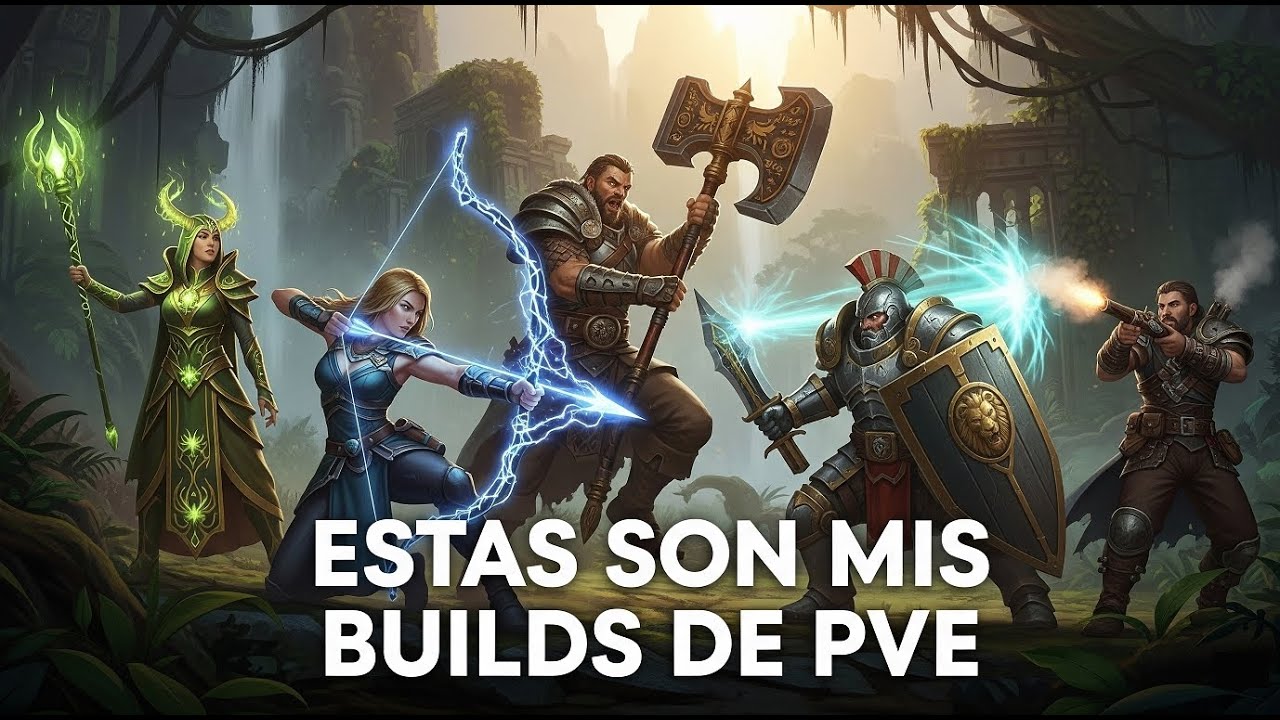 ESTAS SON MIS BUILDS DE PVE DE DPS, REND, TANK Y HEALER | NEW WORLD ...