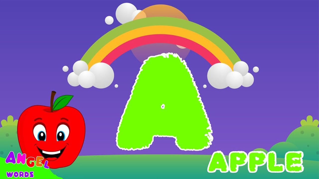 Angel WordsPhonics Song For Toddlers ABC Phonics Song A for Apple ...