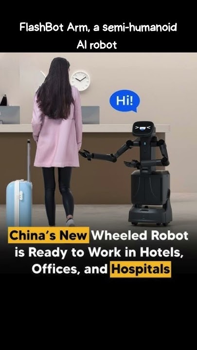 FlashBot Arm, a semi-humanoid AI robot #china #pudurobotics #airobot #shorts #humanoidrobots ...