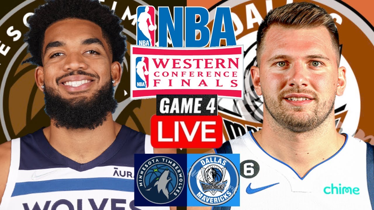 GAME 4: MINNESOTA TIMBERWOLVES vs DALLAS MAVERICKS | SCOREBOARD | PLAY ...