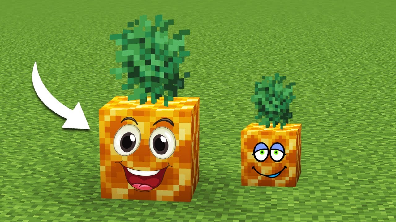 how to make Pineapple in Minecraft ? - YouTube