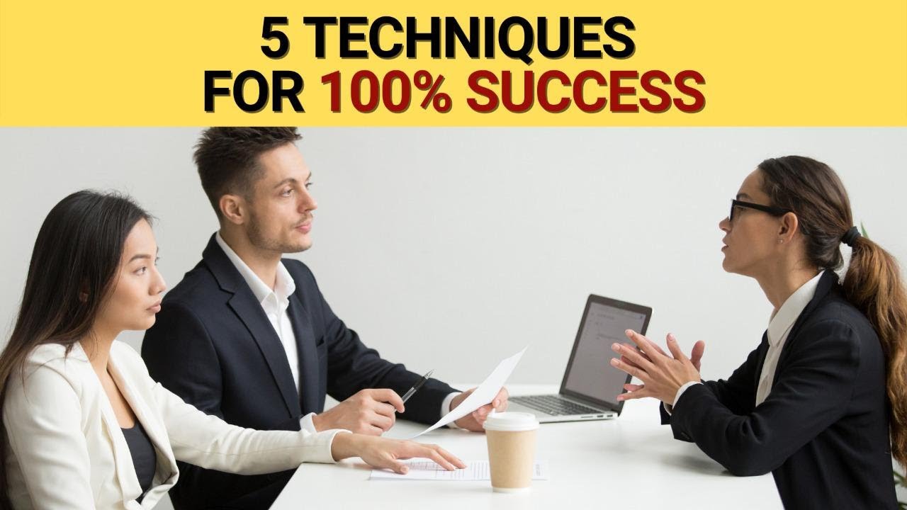 5 EASY TIPS to crack INTERVIEW | INTERVIEW TIPS | 5 Techniques for 100% ...