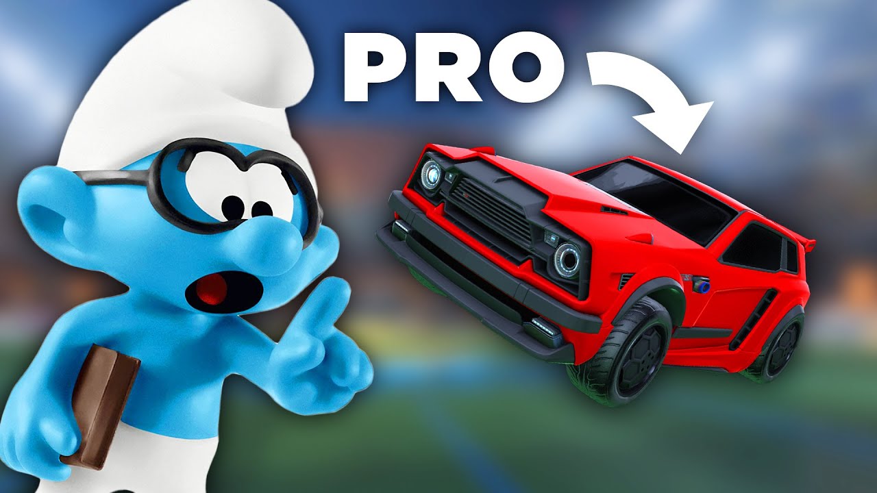 I tricked rocket league smurfs into 1v1ing a pro - YouTube