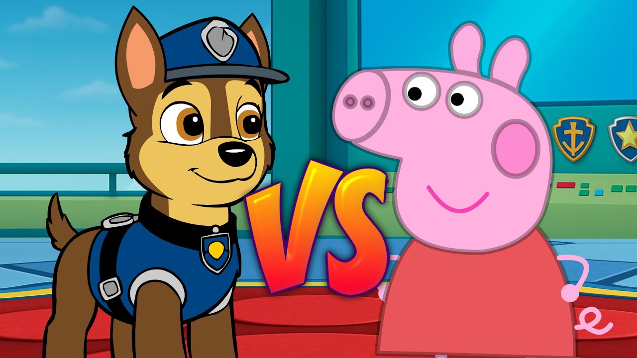 Paw Patrol vs Peppa Pig | BATALLA DE RAP | EPICA | Oficial - YouTube