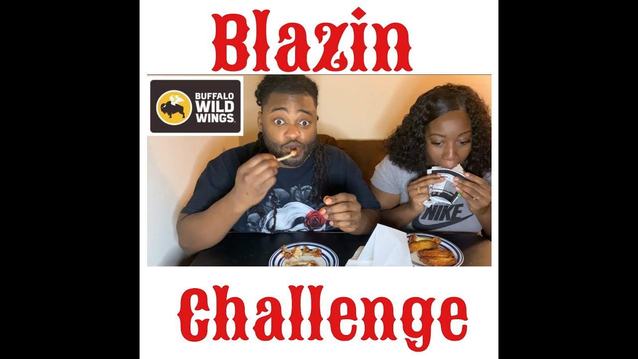 Buffalo Wild Wings Blazin Wings Challenge - YouTube