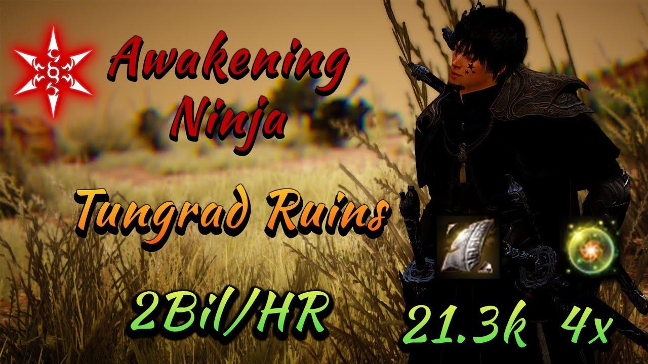 BDO | Tungrad Ruins | Awakening Ninja 334AP | Before Update | 21.3k ...