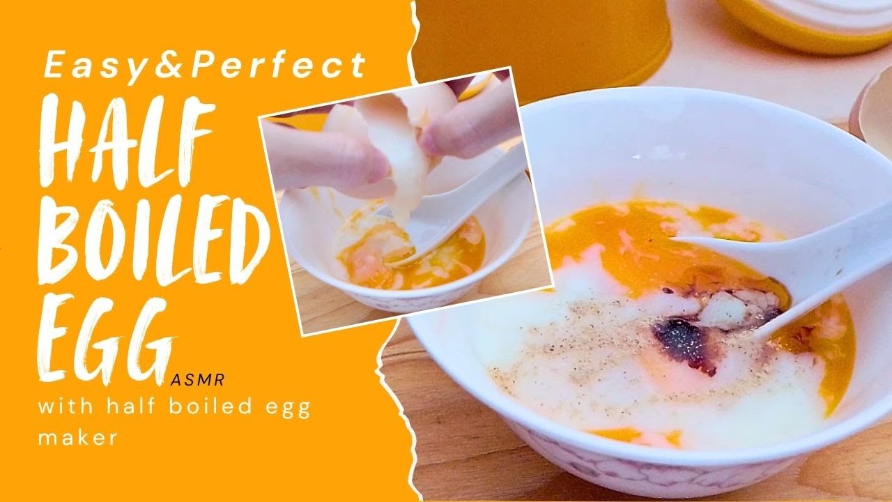 Best Invention Ever! Easy & Perfect Half Boiled Eggs with Half Boiled ...