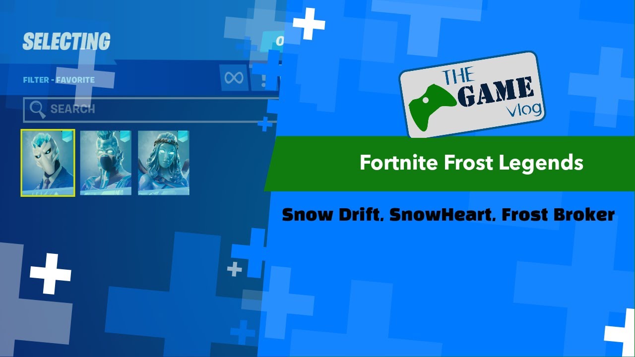 Fortnite Upcoming Frost Legends Pack : Snow Drift, Snowheart, Frost ...