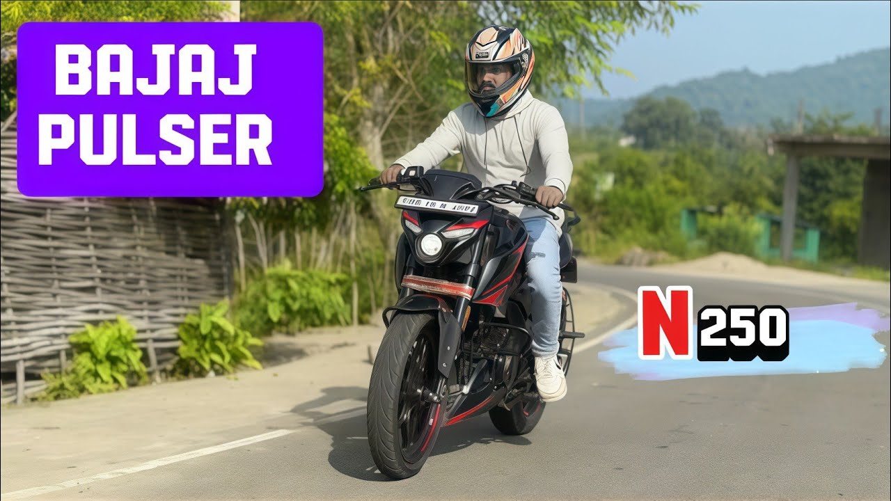 Bajaj Pulser N250 Cenematic Ride#bajajpulsar #n250 #ns200 #pulsar # ...