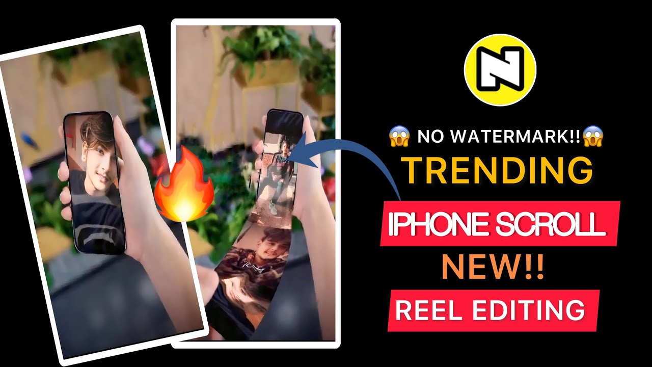 New Trending 3D Mobile Reels Editing Tutorial || IPhone Scroll Reels ...