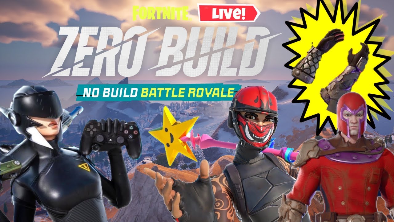 🔴Fortnite Live - New Magneto Gauntlets!! Zero Build Squads with Viewers ...