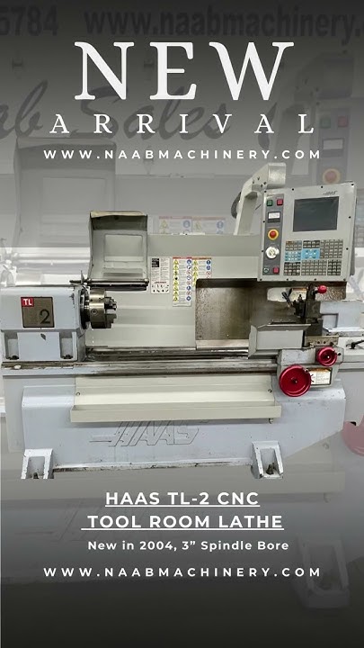 Haas TL-2c CNC Tool Room Lathe - YouTube