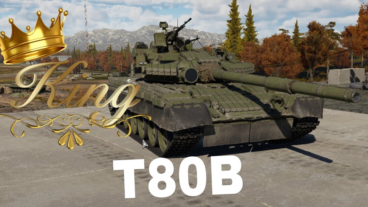 war Thunder, gameplay,max settings,tank t80b,t80b, Russian tank - YouTube