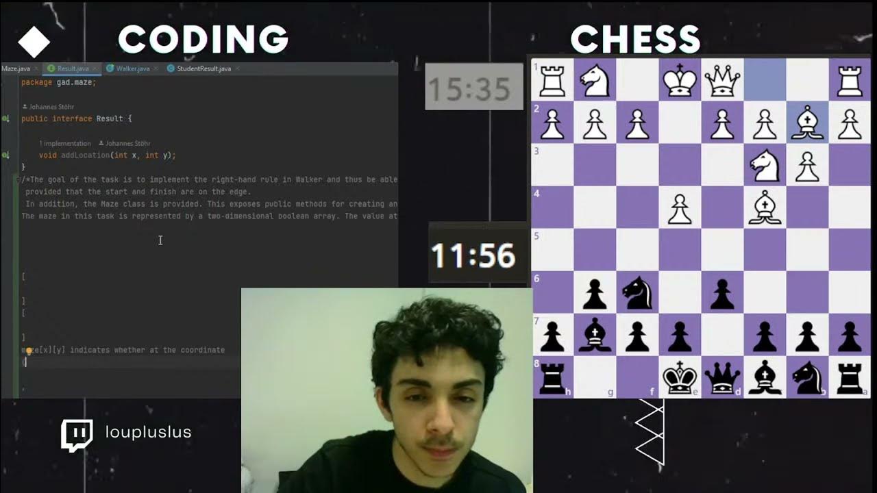 🔴LIVE CODING & CHESS - YouTube