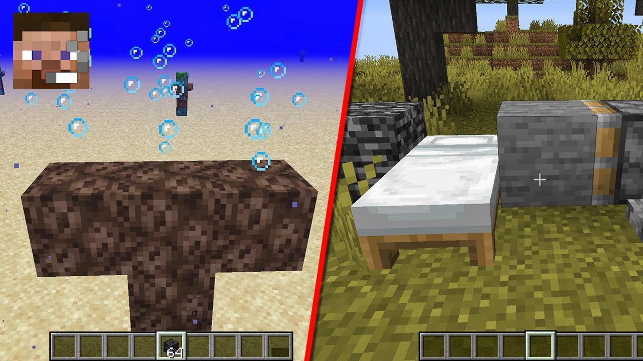 Steveee best moments! Wither underwater, bed + rock = ??! Minecraft ...