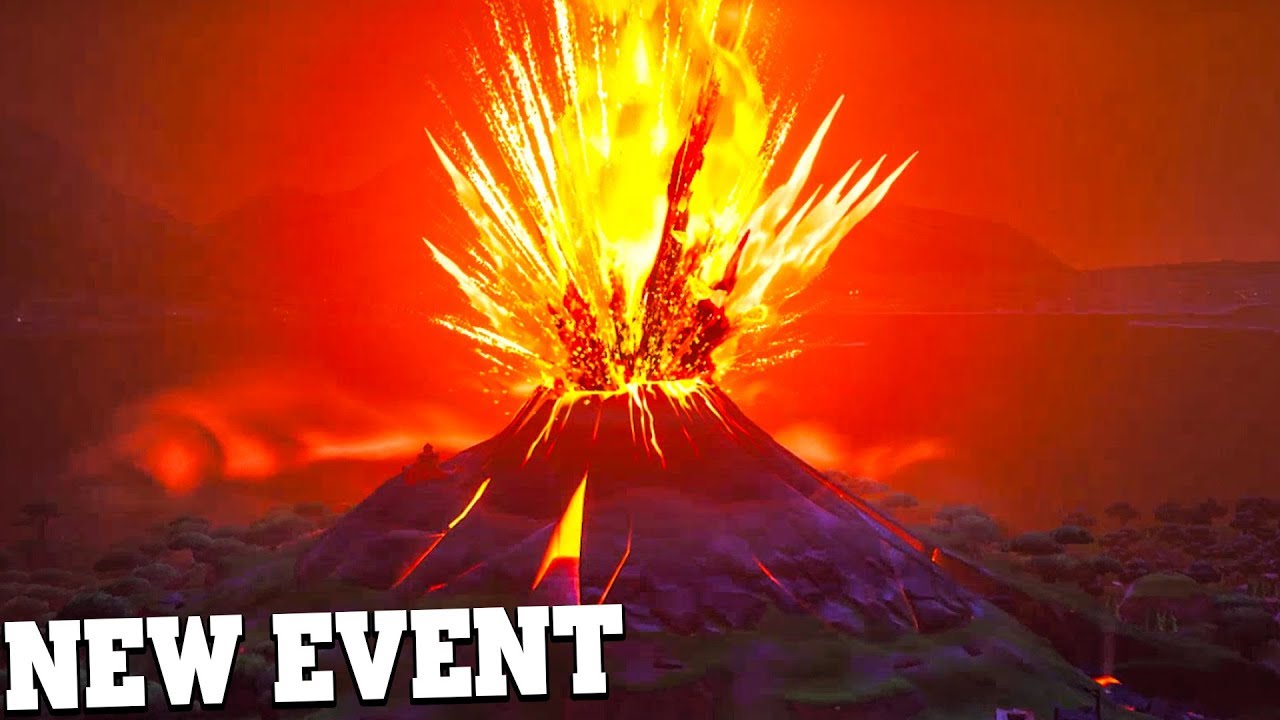 😱FORTNITE NEW EVENT VOLCAN EXPLOSION *RIP TILTED* - YouTube