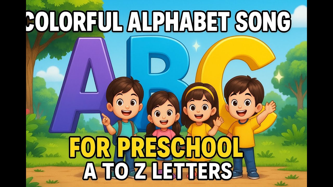 🌈 Colorful Alphabet Song for Preschool | A to Z Letters - YouTube