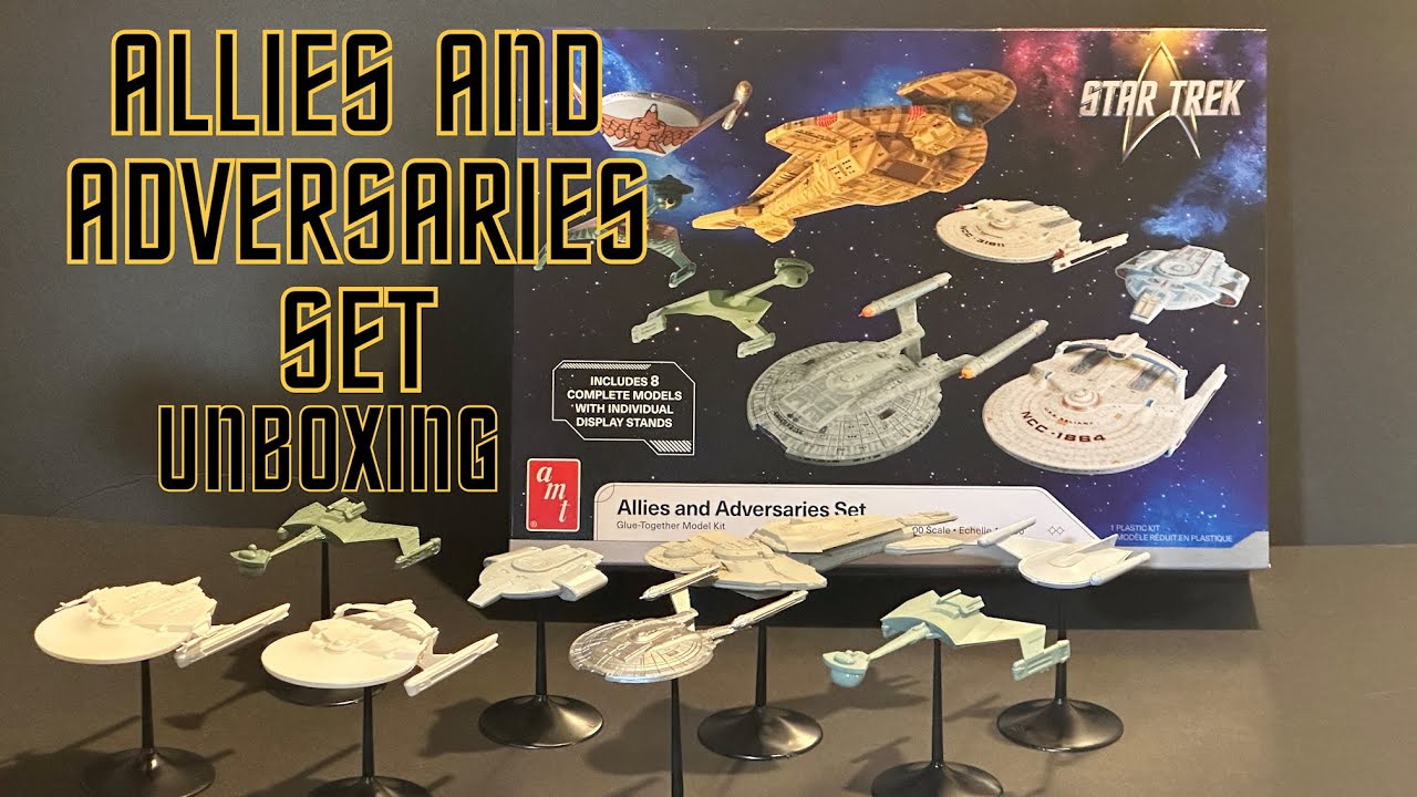 Allies and Adversaries - 8 ships one model kit. 1:2500 scale - YouTube