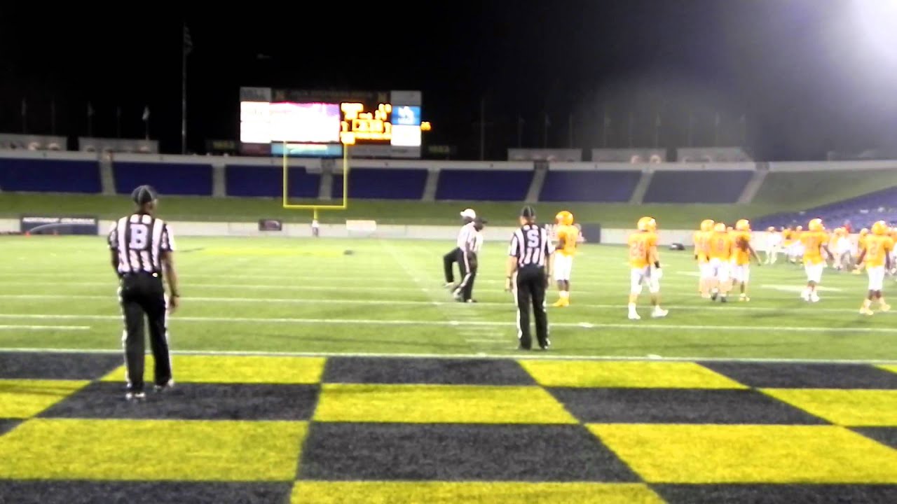 Schmidt 21-yard field goal Calvert Hall/DeMatha football 9/7/12 - YouTube