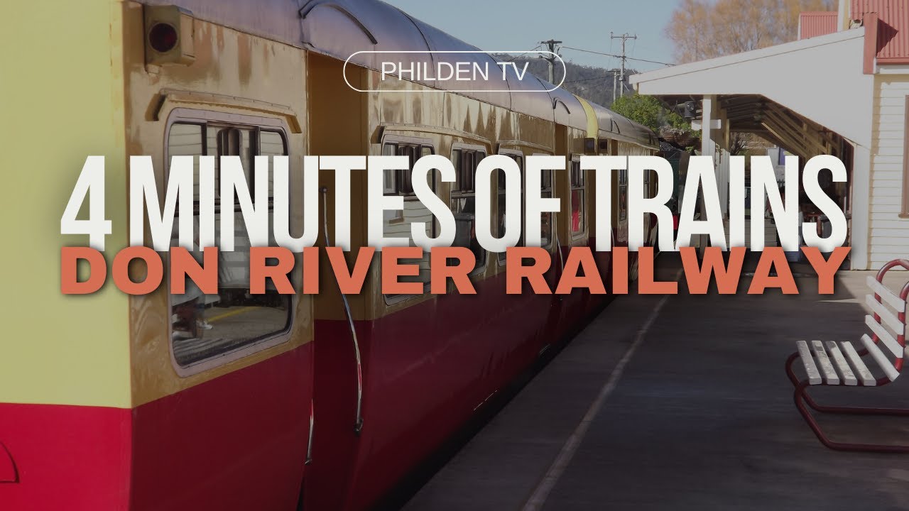 4 Minutes of Trains DON RIVER RAILWAY - YouTube