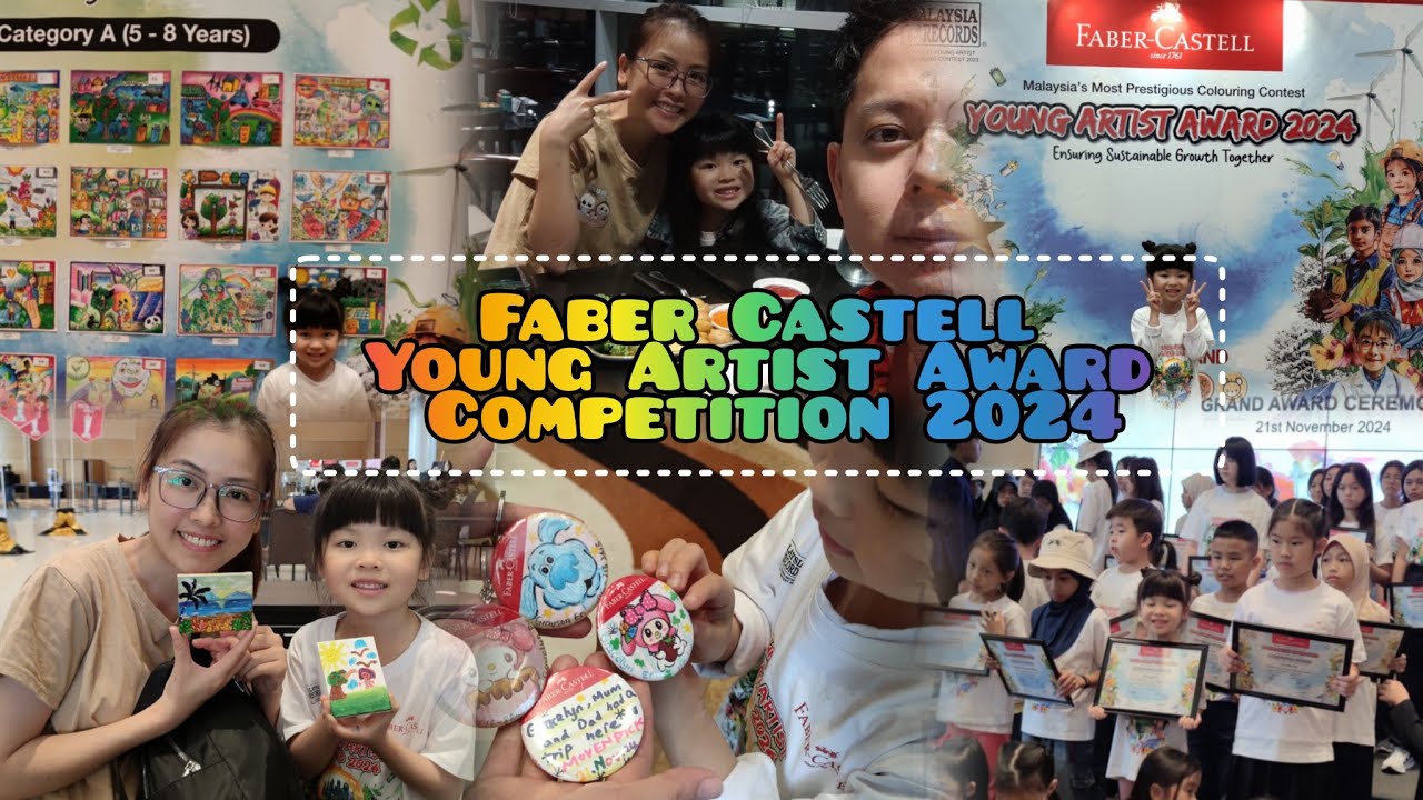 Gracelyn first Faber Castell Young Artist Award Competition 2024 - YouTube