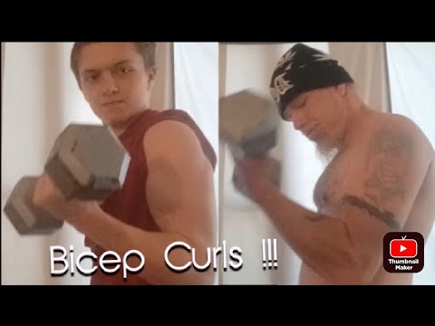 15 Year Old Bodybuilder Does Bicep Curls 💪 - YouTube
