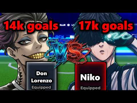 OP Don Lorenzo VS Skilled NIKO (WILDEST MATCH) | Blue Lock Rivals