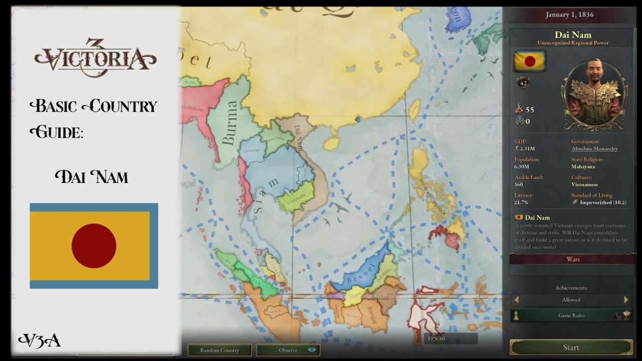 Dai Nam Basic Country Guide - Vicky 3 Academy - YouTube