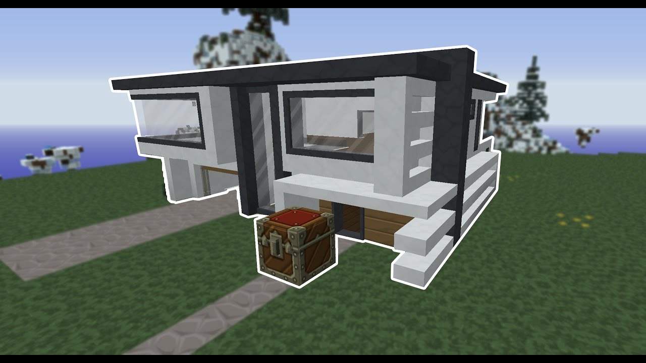 Modernes Mini Haus in Minecraft | Chisel & Bits | Minecraft CORE - YouTube
